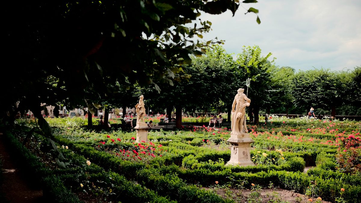Rosengarten - Barockgarten an der Neuen Residenz